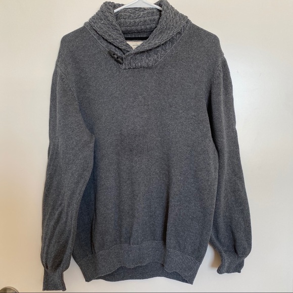 Weatherproof | Sweaters | Weatherproof Cable Knit Shaw Collar Sweater ...